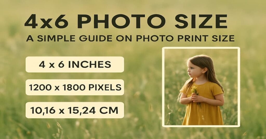 How Big is 4×6 Photo Size: Photo Print Size Explained