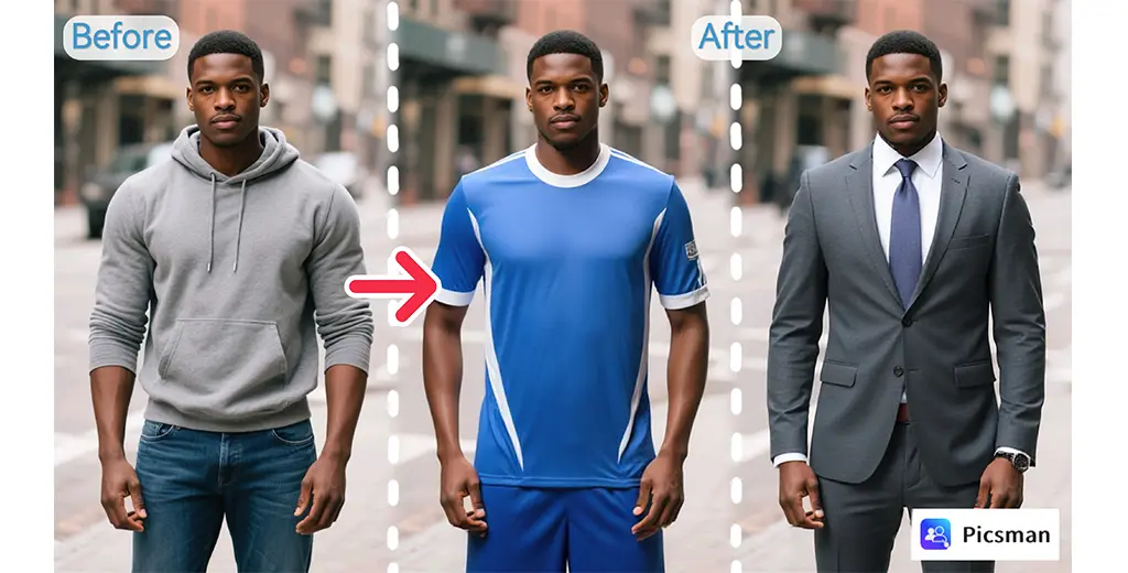 Free AI Clothes Changer: Change Outfits in Photos Online